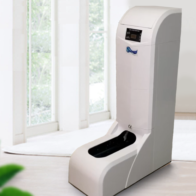 เครื่องหุ้มถุงคลุมรองเท้าอัจฉริยะระบบไมโครคอมพิวเตอร์ - Shooze